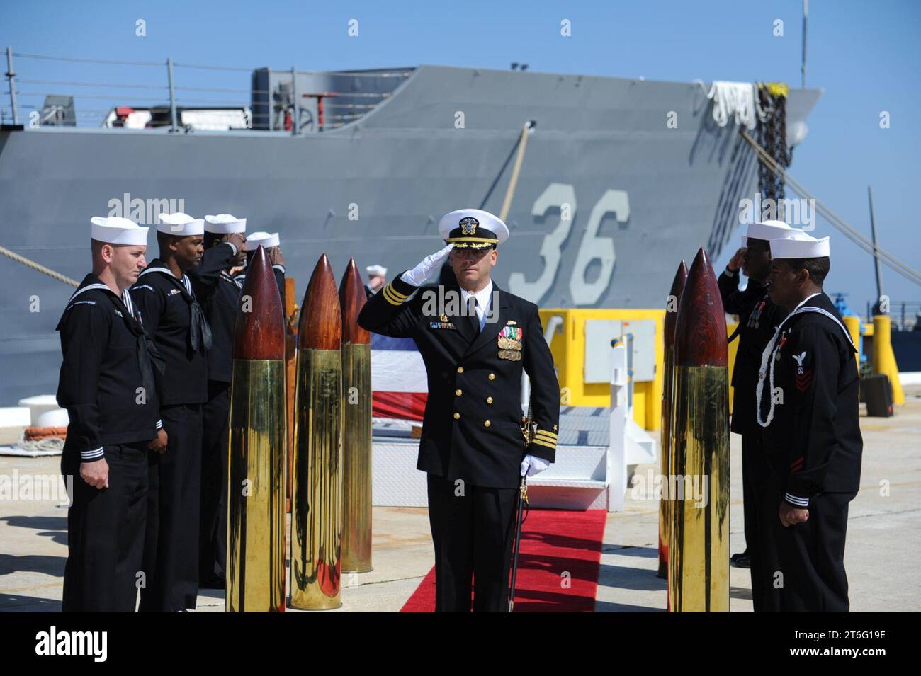 USS Underwood is decommissioned. (8549058906 Stock Photo - Alamy