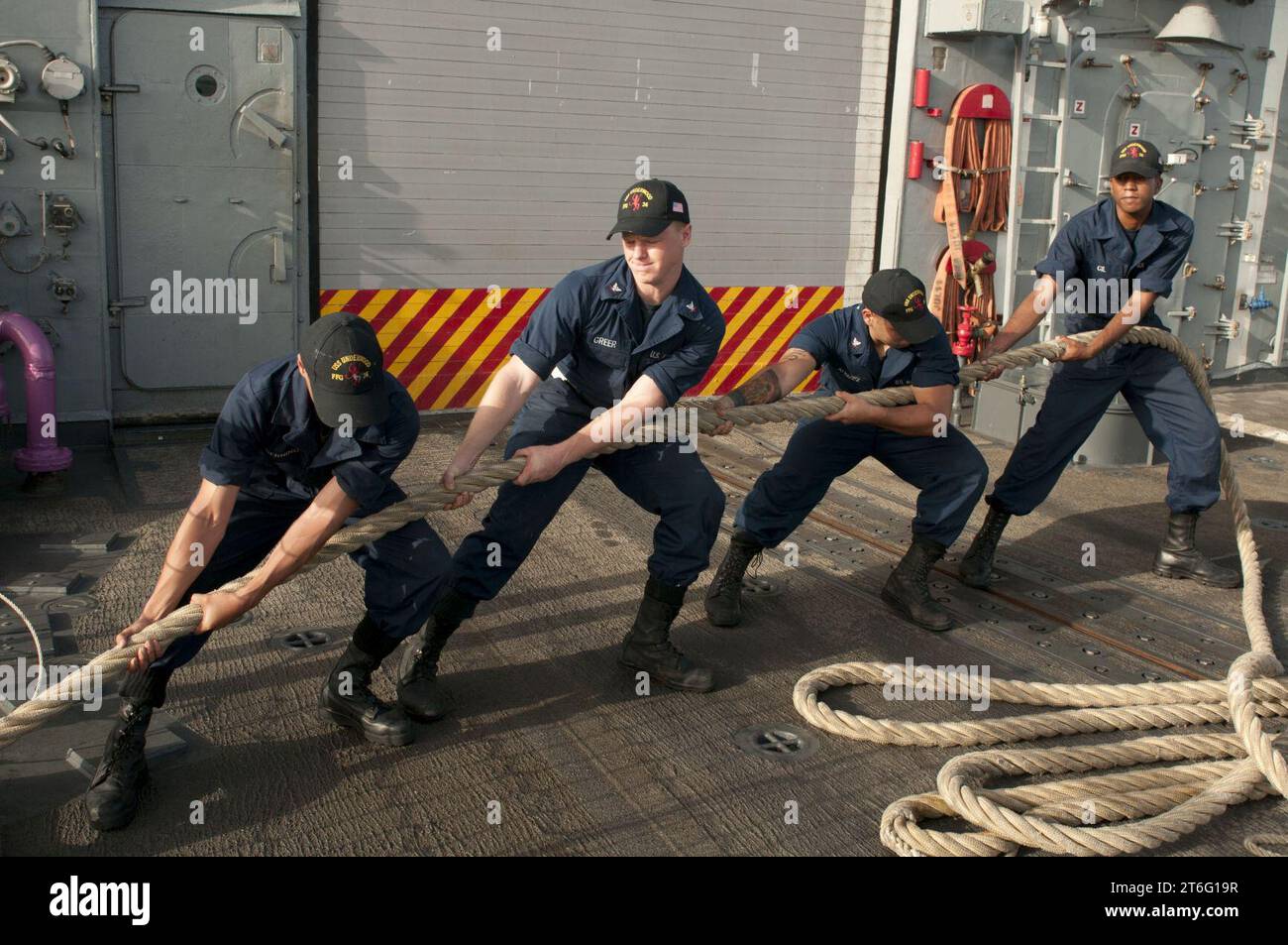 USS Underwood arrives in Guantanamo Bay 120718 Stock Photo - Alamy