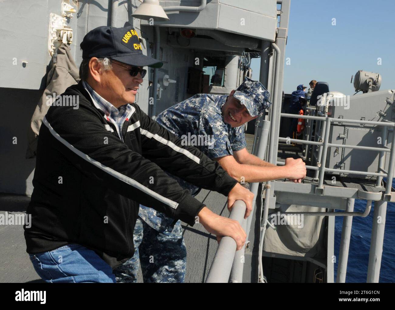 USS Underwood tiger cruise 121029 Stock Photo - Alamy