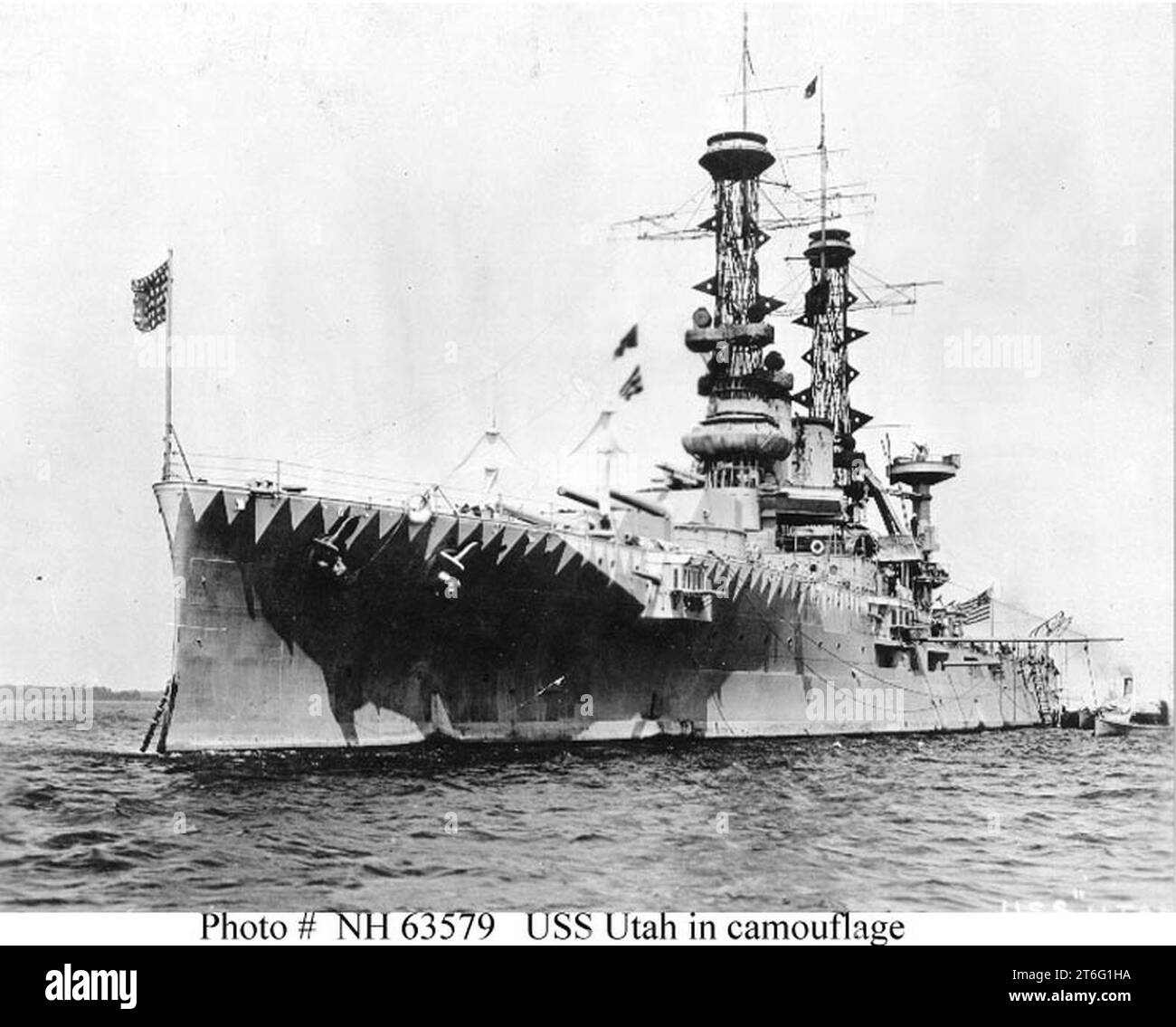 USS Utah, during WWI Stock Photo - Alamy