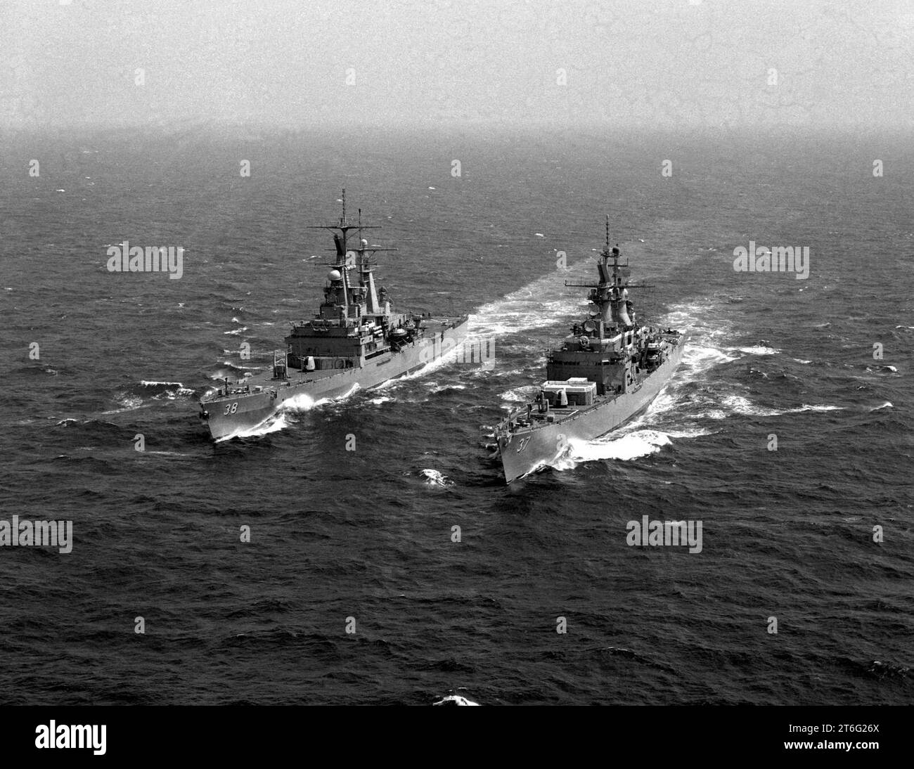 USS Virginia (CGN-38) and USS South Carolina (CGN-37 Stock Photo - Alamy