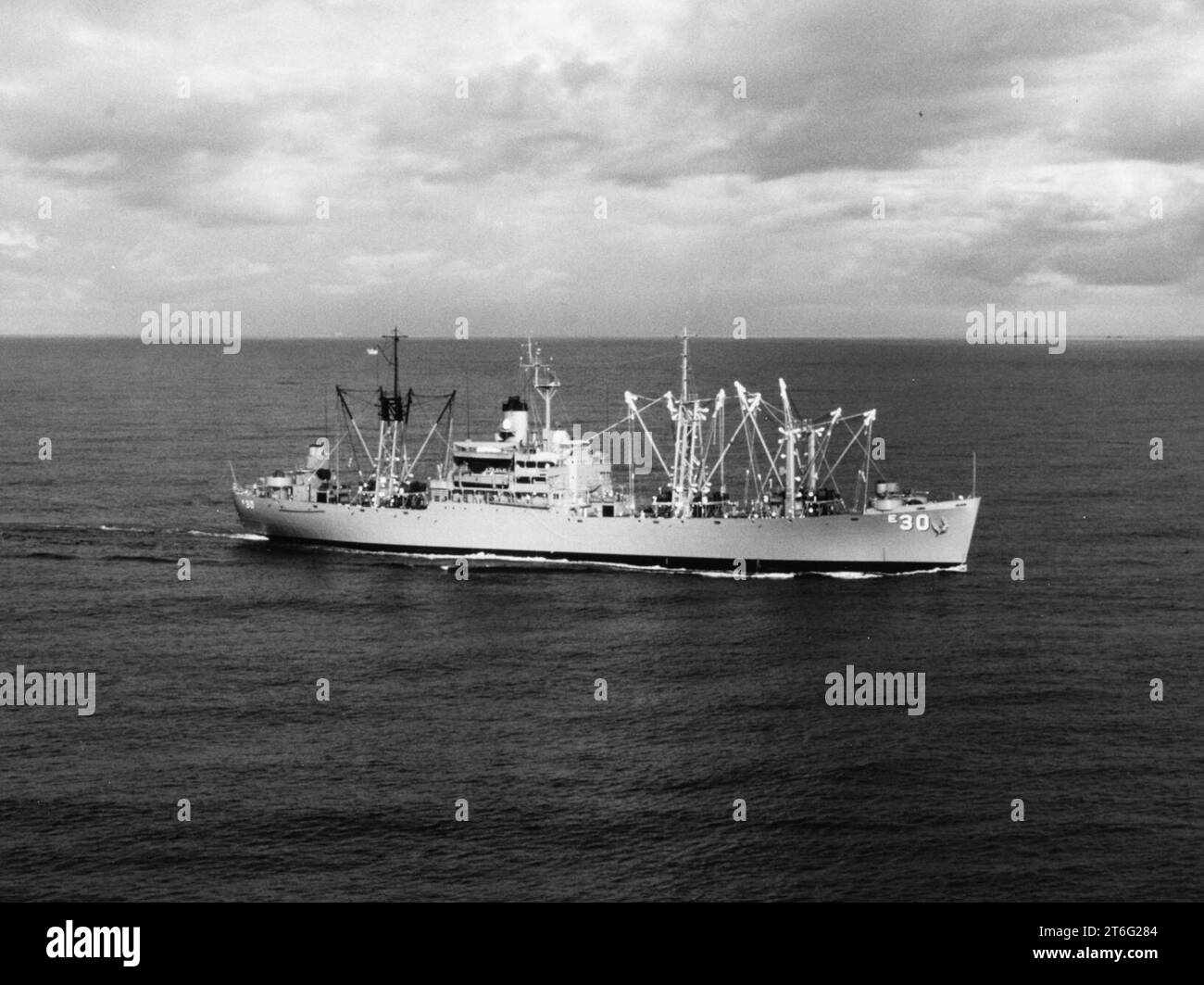 USS Virgo (AE-30) underway in Subic Bay 1970 Stock Photo - Alamy