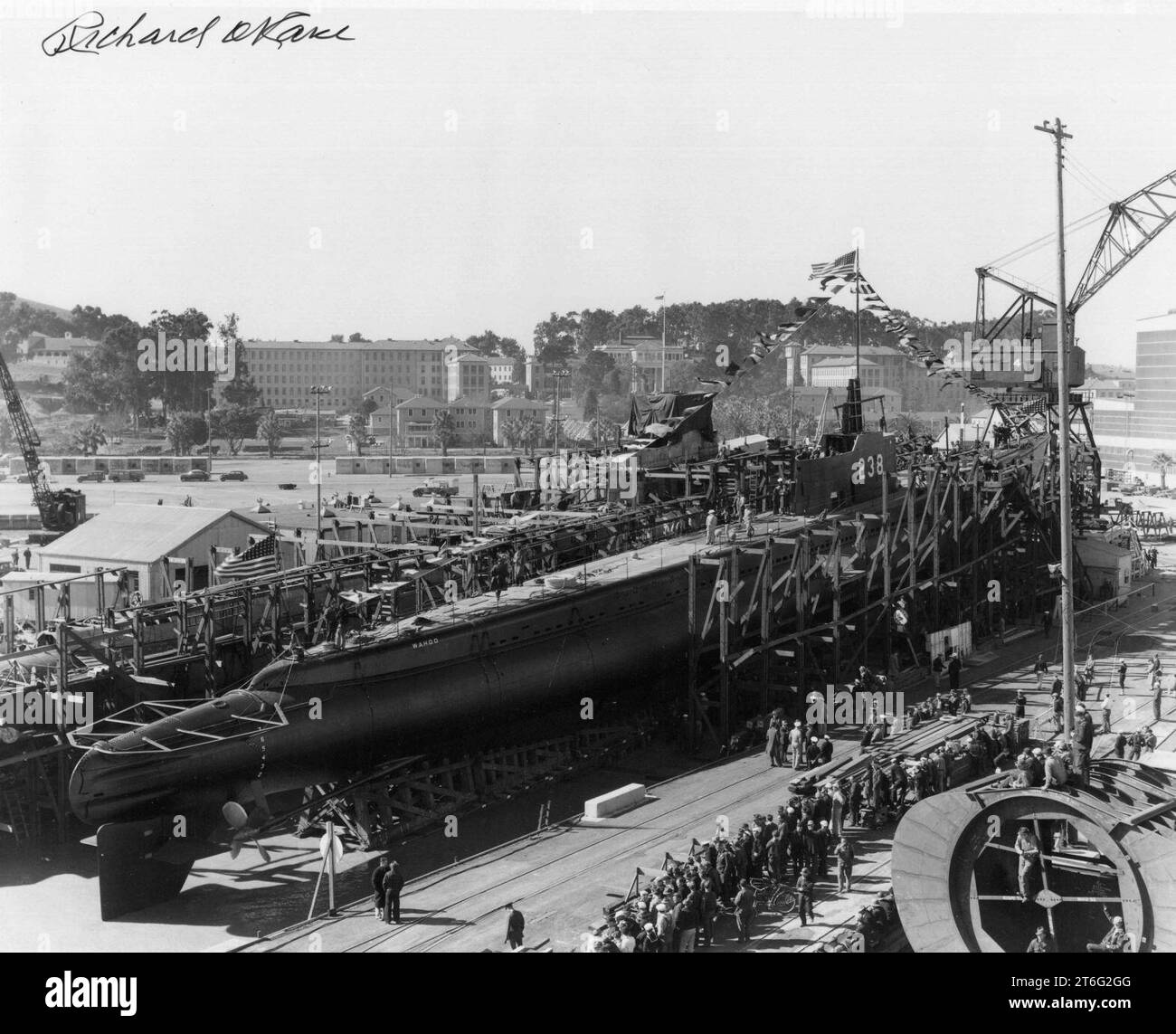 USS Wahoo (SS-238) prior launching Stock Photo - Alamy
