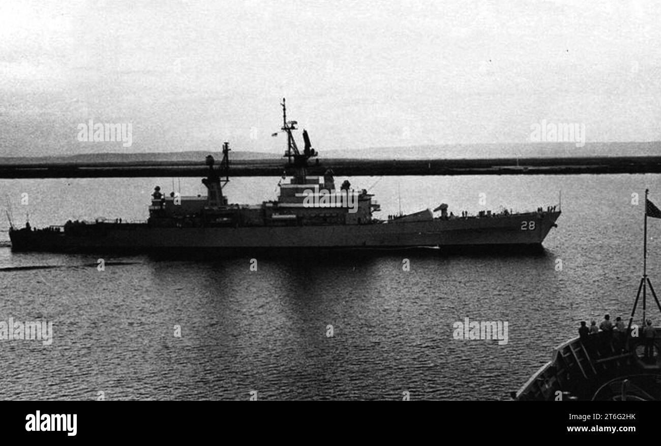 USS Wainwright (CG-28), circa in 1979 Stock Photo - Alamy