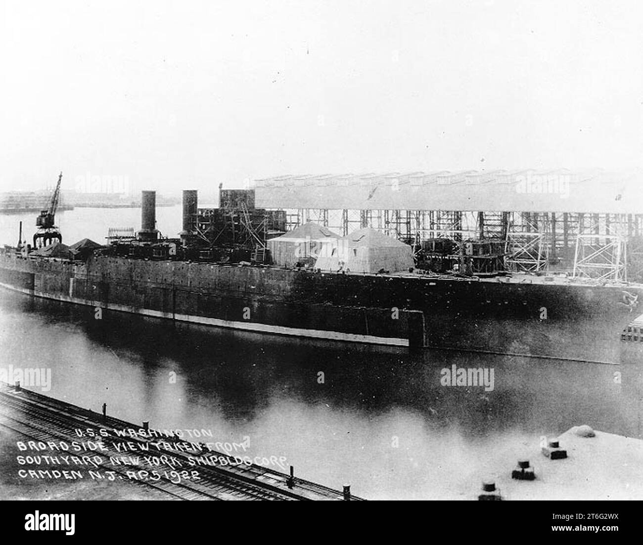 USS Washington BB-47 Stock Photo - Alamy