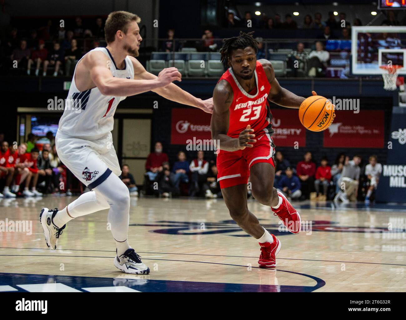 November 09 2023 Moraga, CA U.S.A. New Mexico center Nelly Junior ...