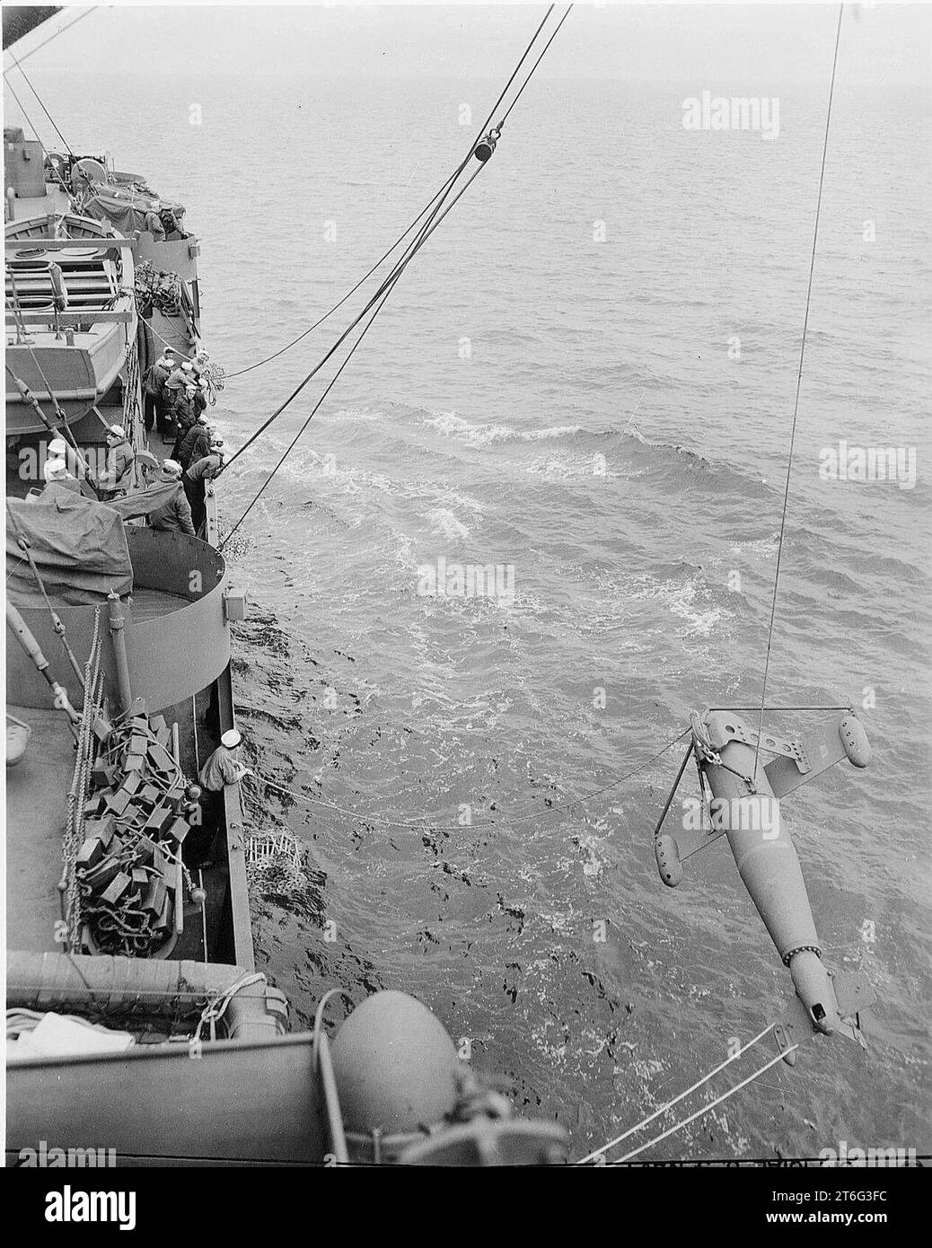 USS Webster (ARV-2) Paravane Stock Photo - Alamy