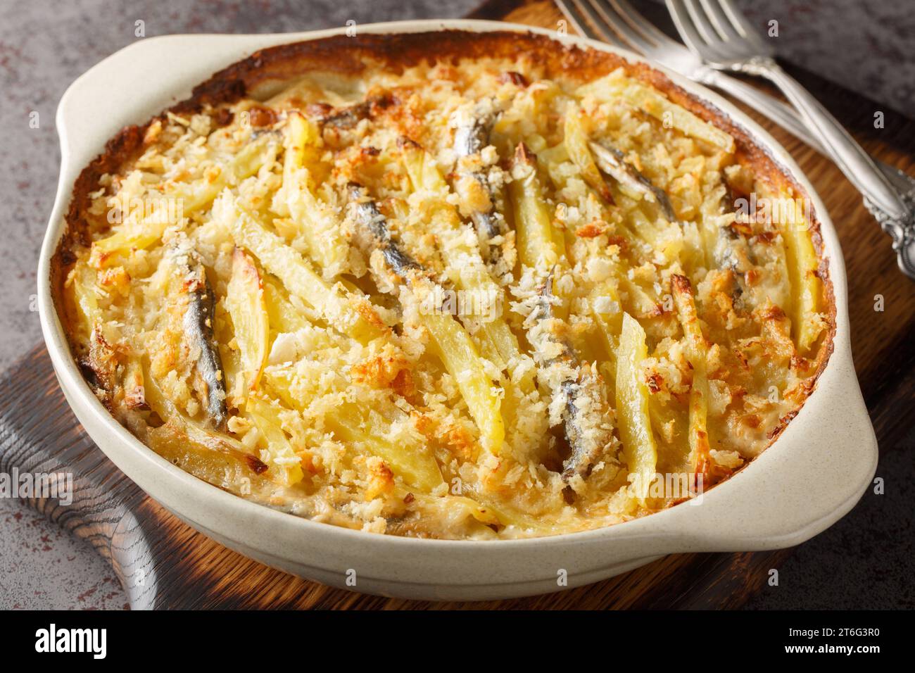 Jansson's frestelse or Janssons temptation is a Swedish gratin style ...