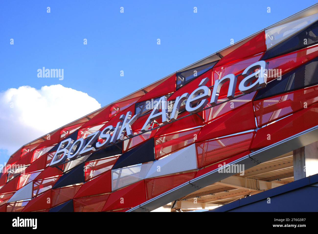 The Bozsik Arena, named after Hungarian footballer Jozsef Bozsik, and ...