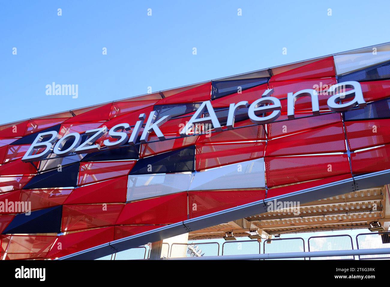 The Bozsik Arena, named after Hungarian footballer Jozsef Bozsik, and home to the football club ...