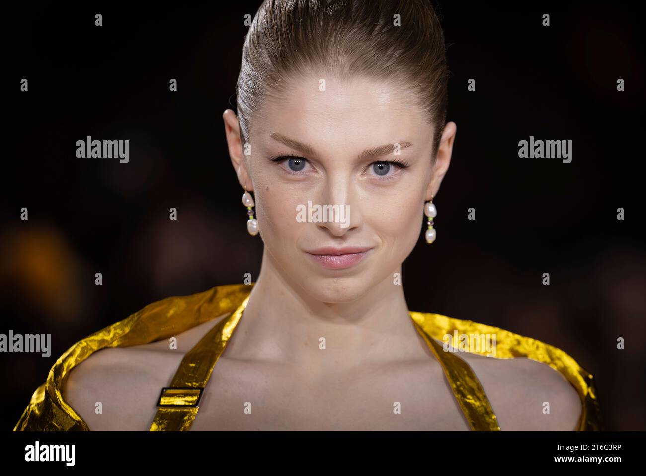 Hunter Schafer poses for photographers upon arrival at the World ...