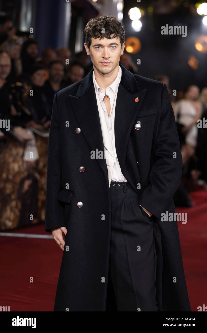 Tom Blyth poses for photographers upon arrival at the World premiere of ...