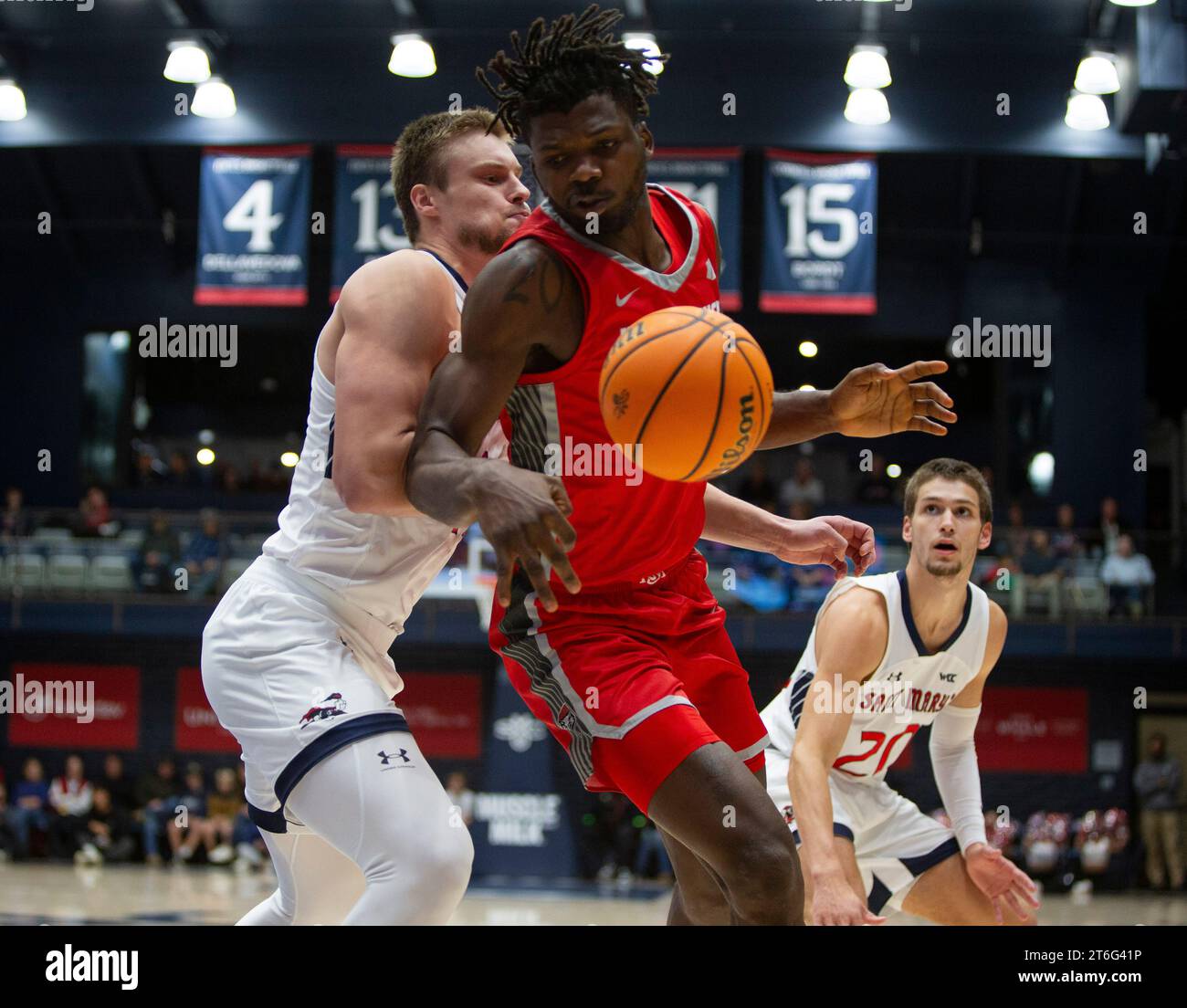 November 09 2023 Moraga, CA U.S.A. New Mexico center Nelly Junior ...