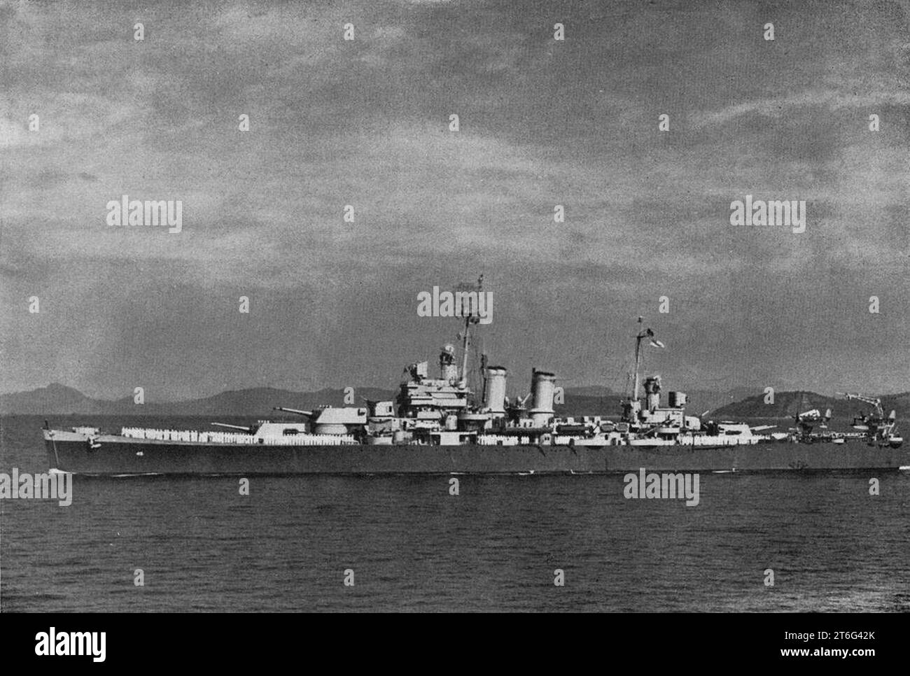 USS Wichita (CA-45) underway off Kyushu in October 1945 Stock Photo - Alamy