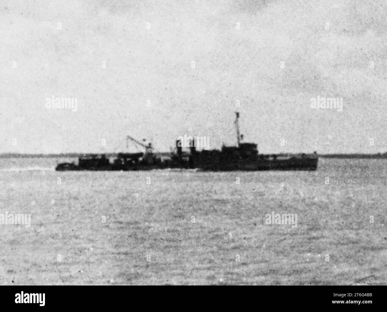 USS William B. Preston (AVD-7) underway during the Japanese carrier air ...