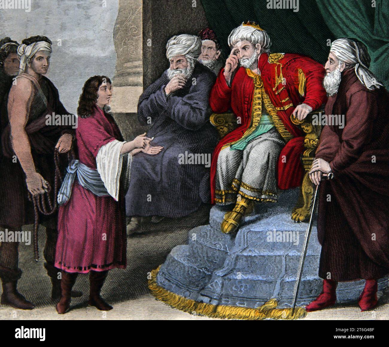 Joseph interpreting the dreams of pharoahs hi-res stock photography and ...