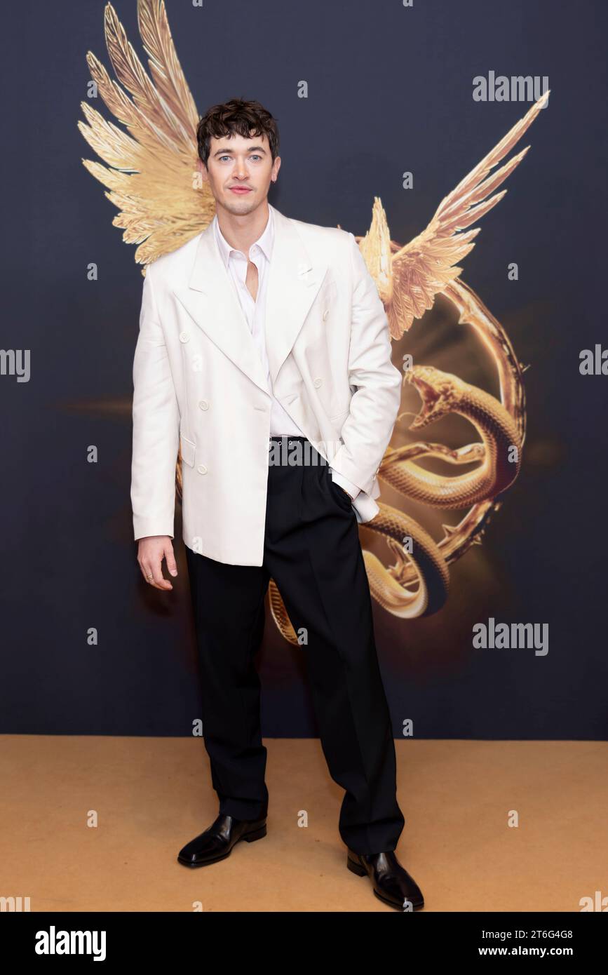 Tom Blyth poses for photographers upon arrival at the World premiere of ...