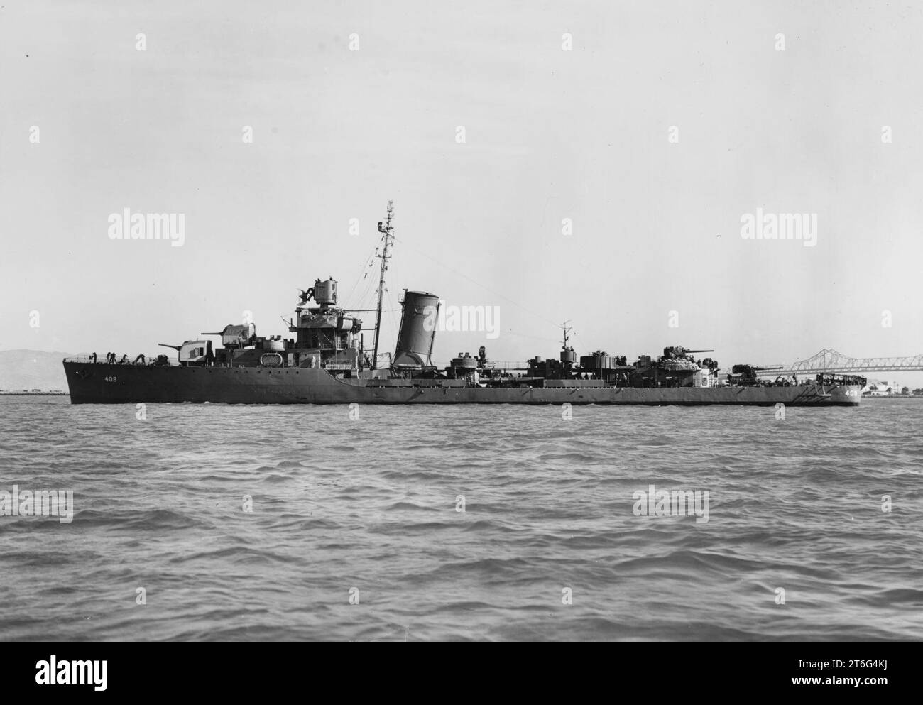 USS Wilson (DD-408) off Mare Island in December 1942 Stock Photo - Alamy