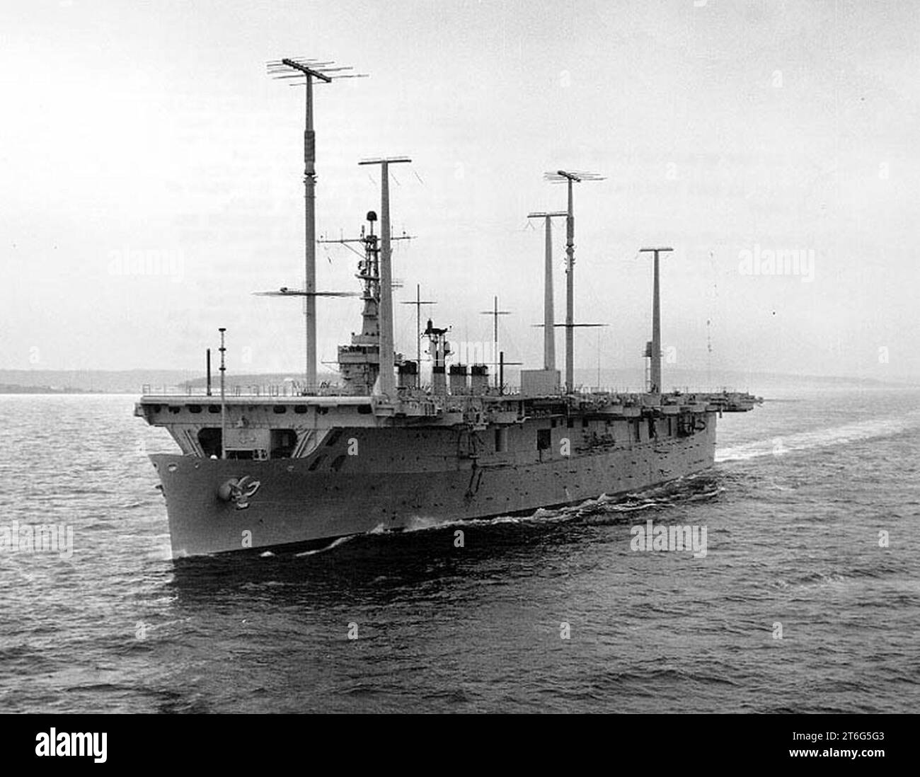 USS Wright (CC-2) underway at sea on 17 June 1963 Stock Photo - Alamy