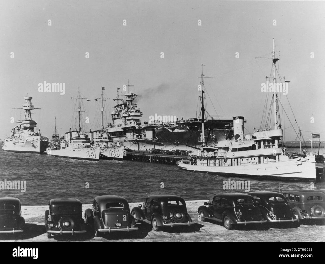 USS Yorktown (CV-5), USS Texas (BB-35), USS Jacob Jones (DD-130), USS ...
