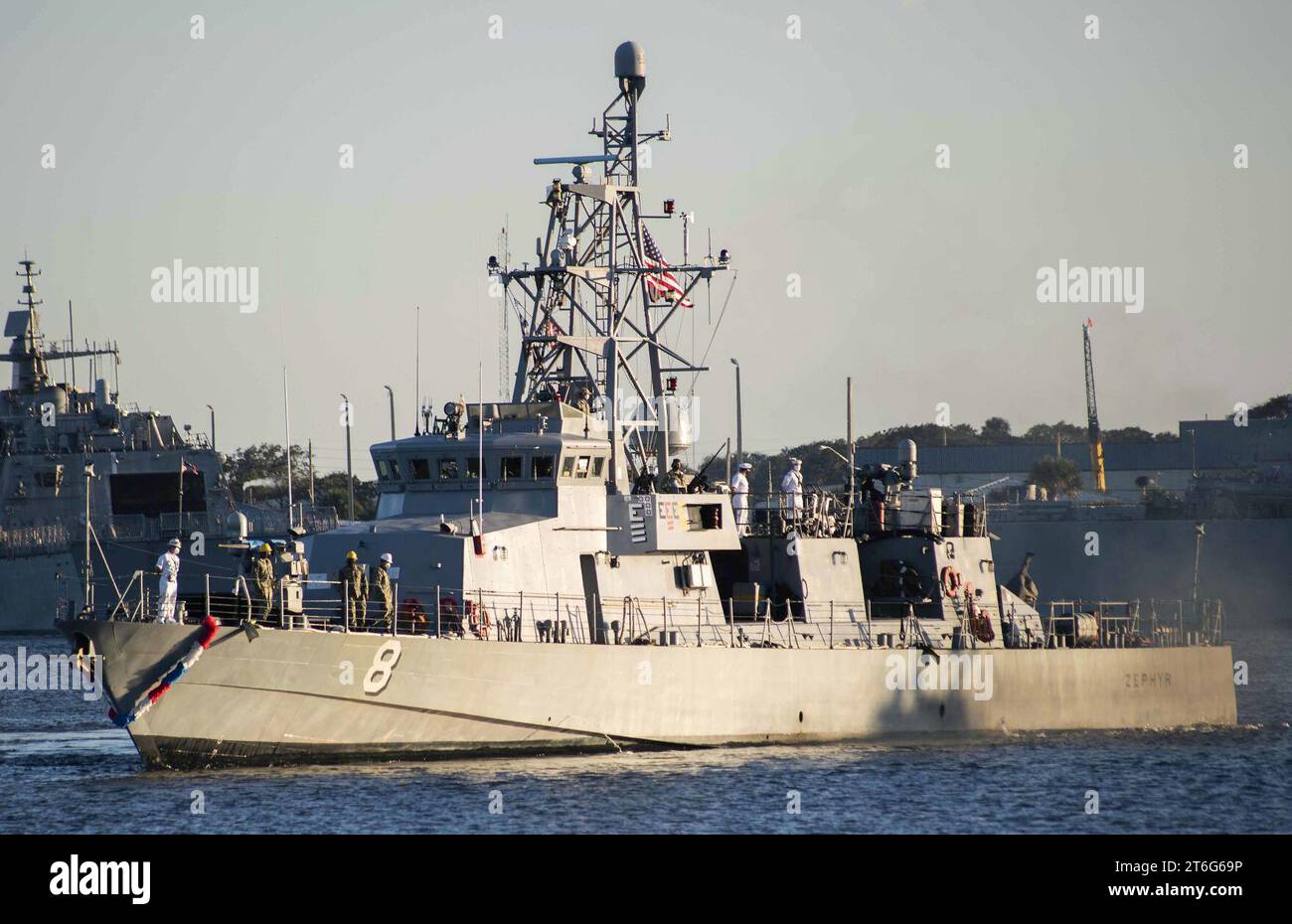 USS Zephyr (PC 8) returns to Mayport from a deployment to the U.S. 4th ...