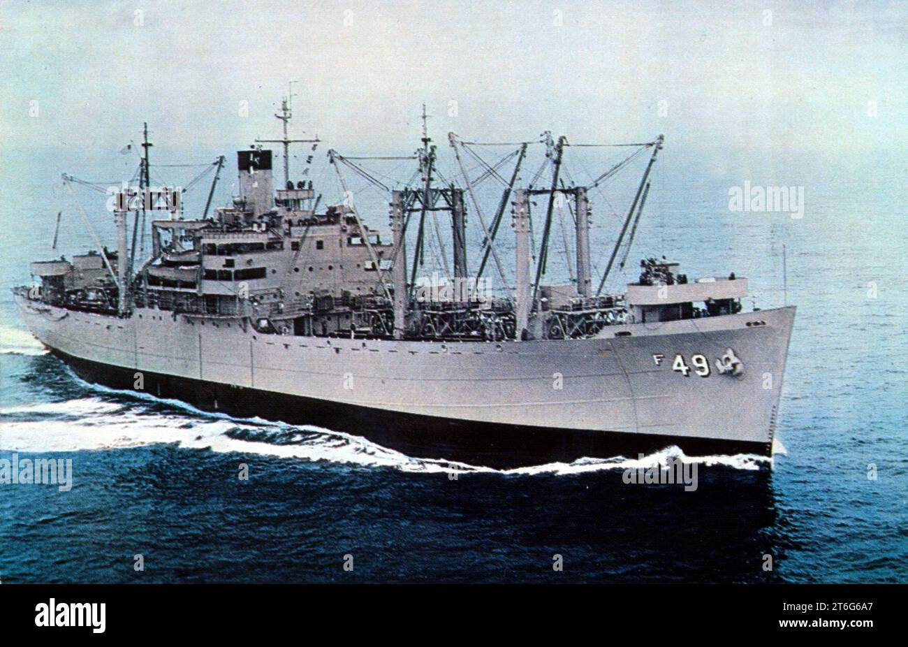 USS Zelima (AF-49) underway, circa in the 1960s (UA 490.24 Stock Photo ...