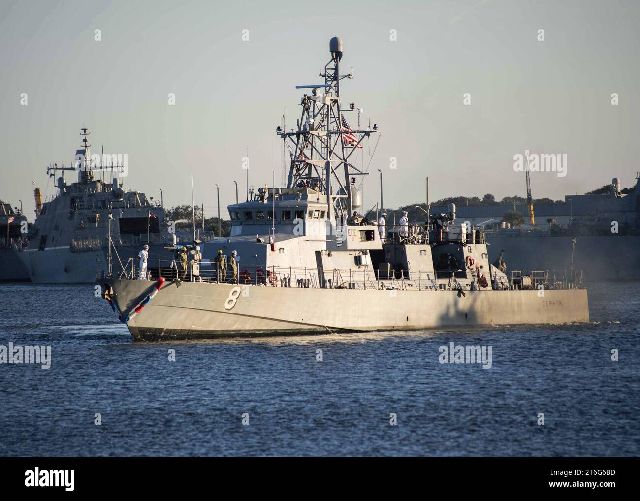 USS Zephyr (PC 8) returns to Mayport from a deployment to the U.S. 4th ...