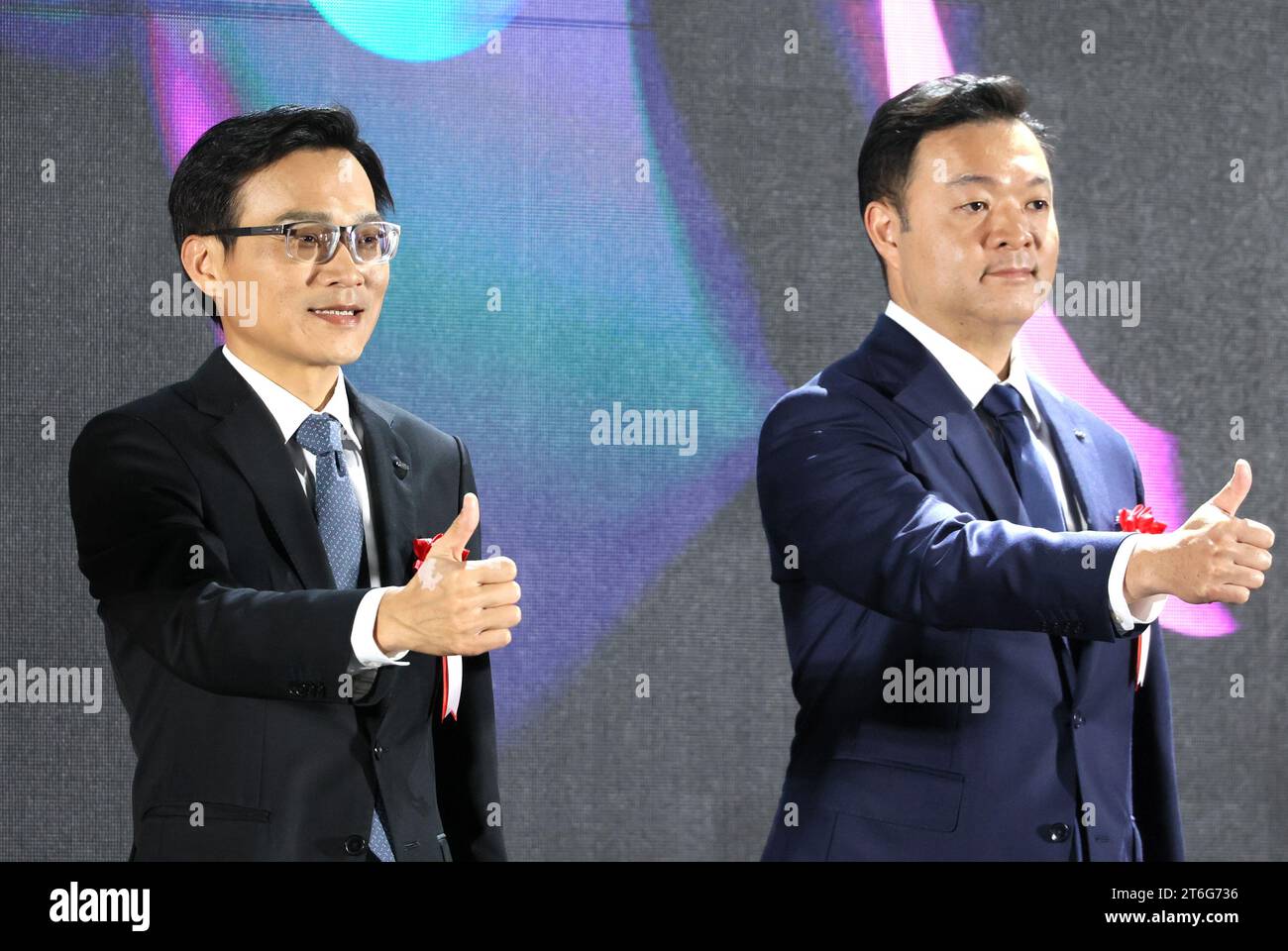 Tokyo, Japan. 10th Nov, 2023. Japan's electronics company Sharp ...