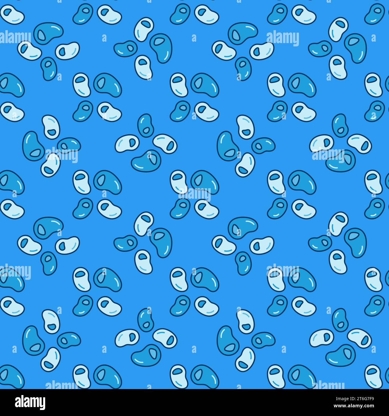 Seamless pattern bacteria microbes Stock Vector Images - Alamy