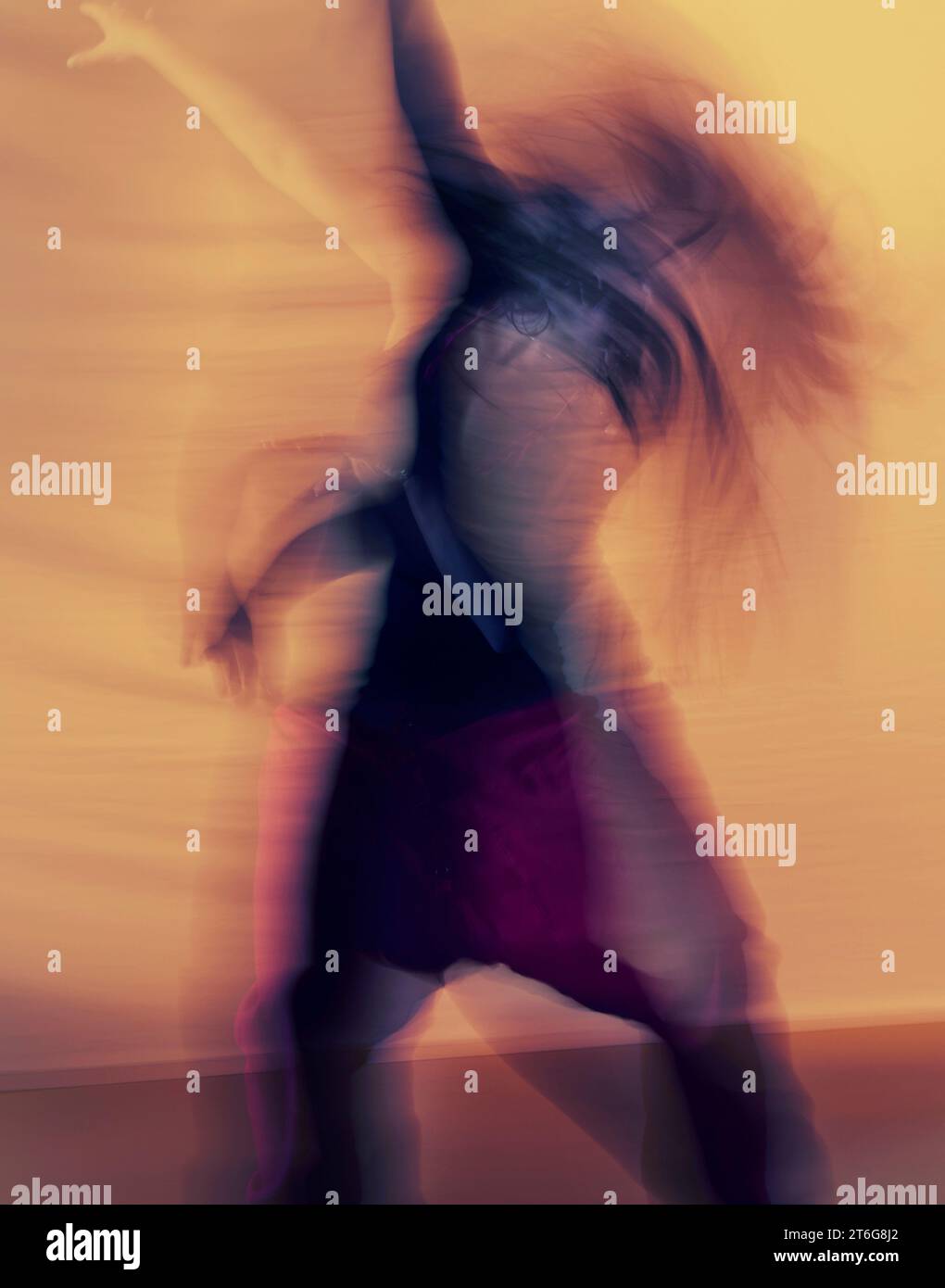 Female dancing choreographer Stock Photo - Alamy