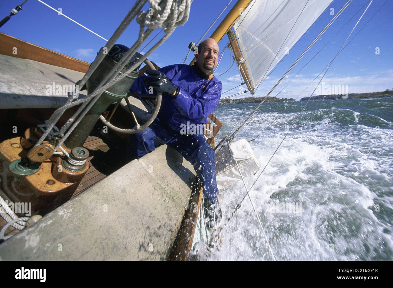 Helmsman sailor hi-res stock photography and images - Alamy