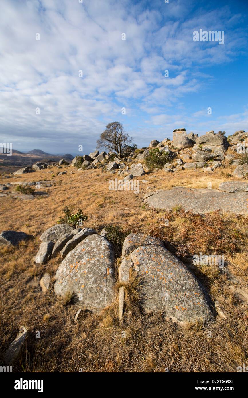 Landscape at mid-day Stock Photo - Alamy
