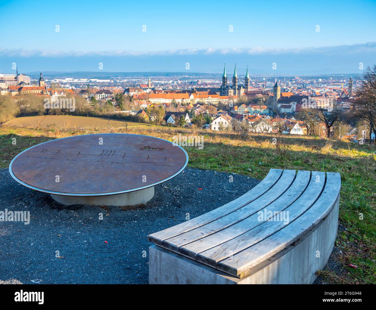 View over the old town in Bamberg Bavaria, Germany Stock Photo - Alamy