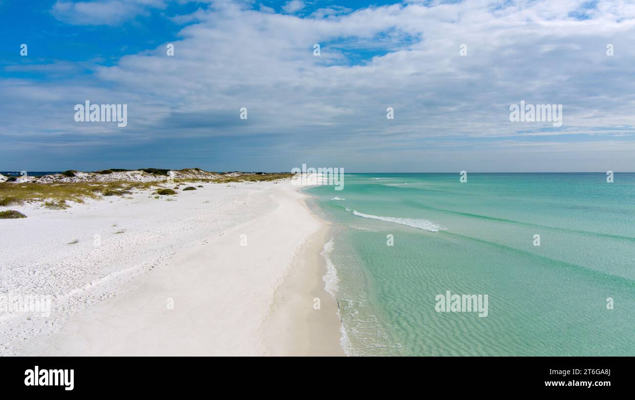 October morning at Pensacola Beach Stock Photo - Alamy