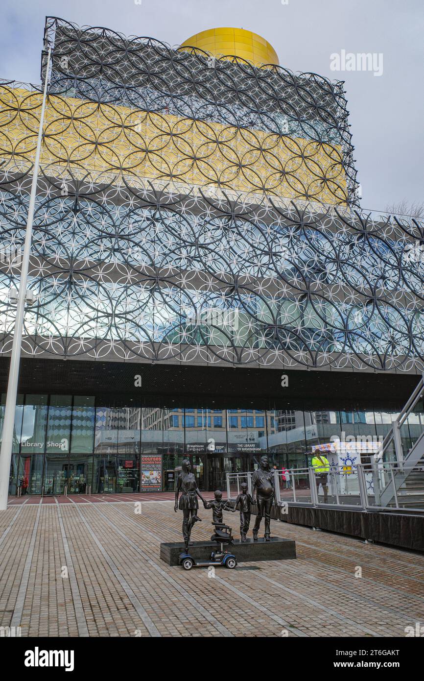 Birmingham, UK - Nov 5,2023: Library of Birmingham, designed by ...