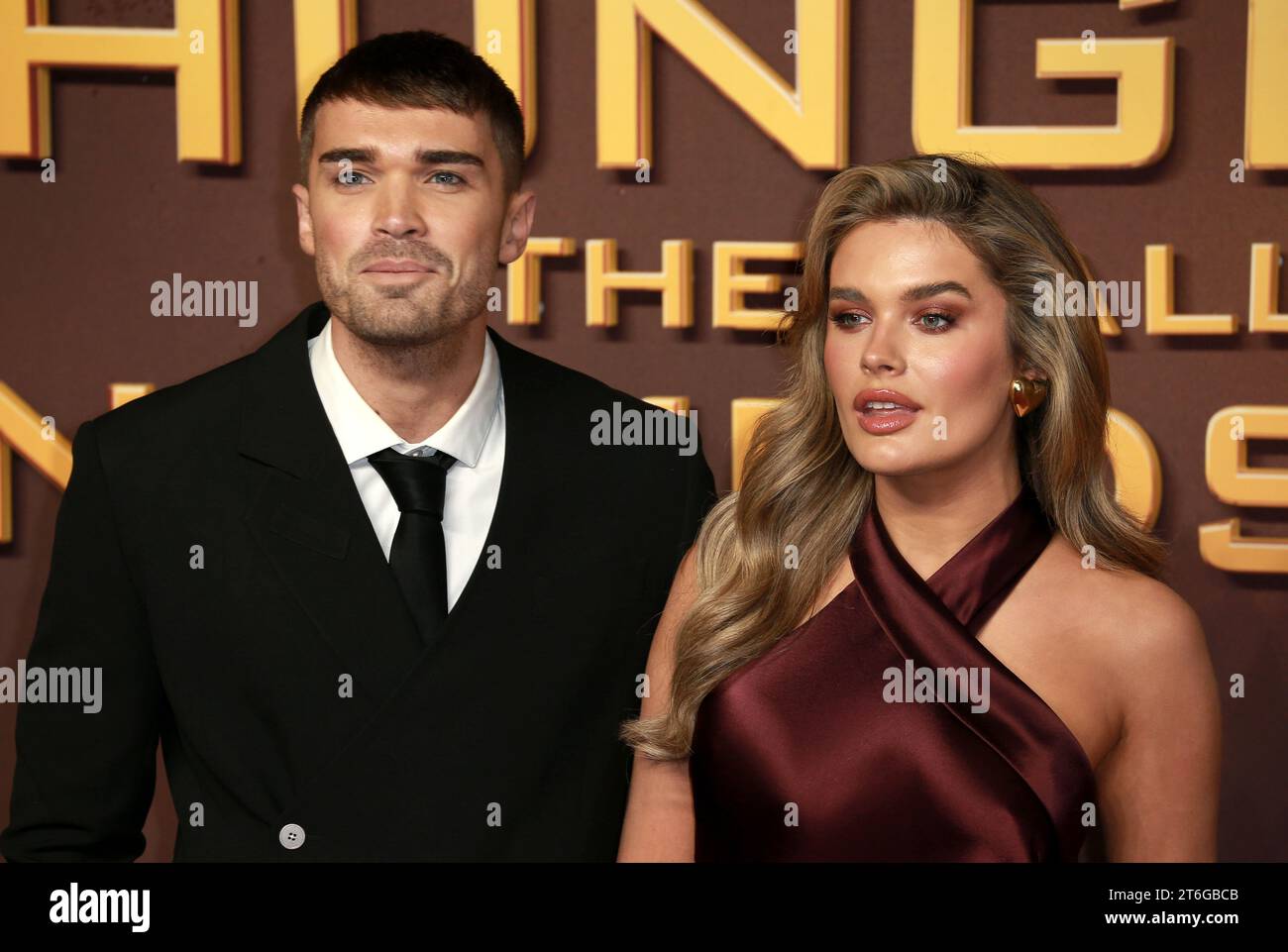 London, UK. 09th Nov, 2023. Josh Cuthbert and Chloe Lloyd arrive at ...