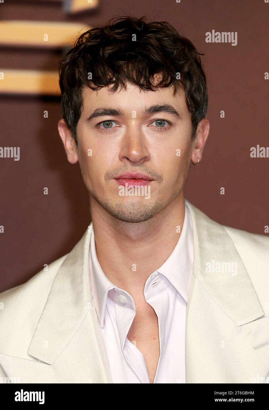 London, UK. 09th Nov, 2023. Tom Blyth arrives at "The Hunger Games: The ...