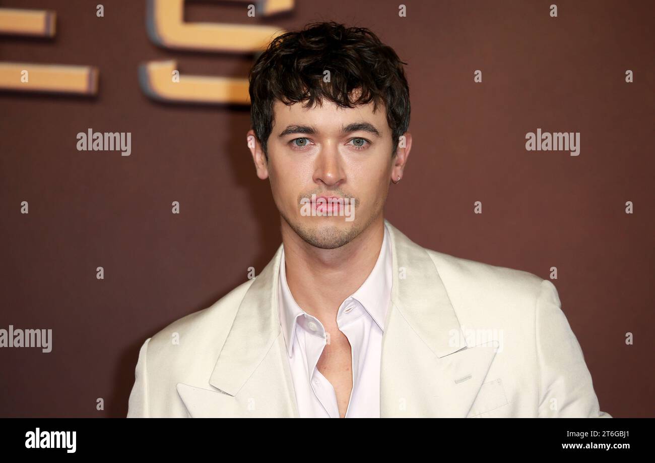 London, UK. 09th Nov, 2023. Tom Blyth arrives at "The Hunger Games: The ...