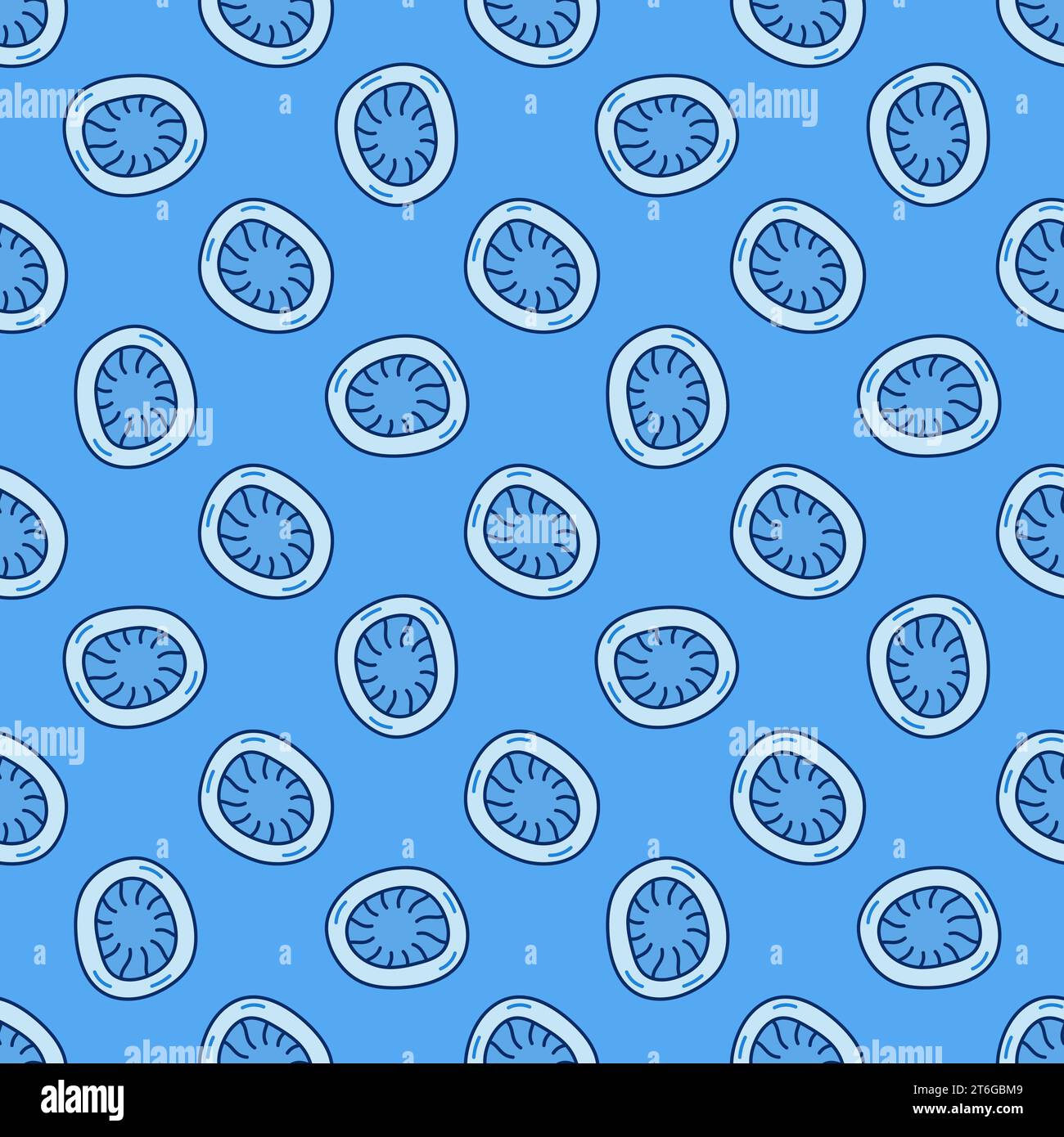 Microbe vector concept Science and Biology seamless pattern Stock ...