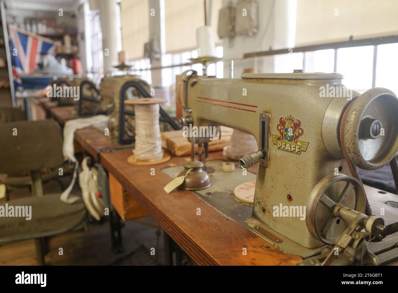 Birmingham, UK - Nov 5, 2023: The shroud room of the Newman Brothers ...