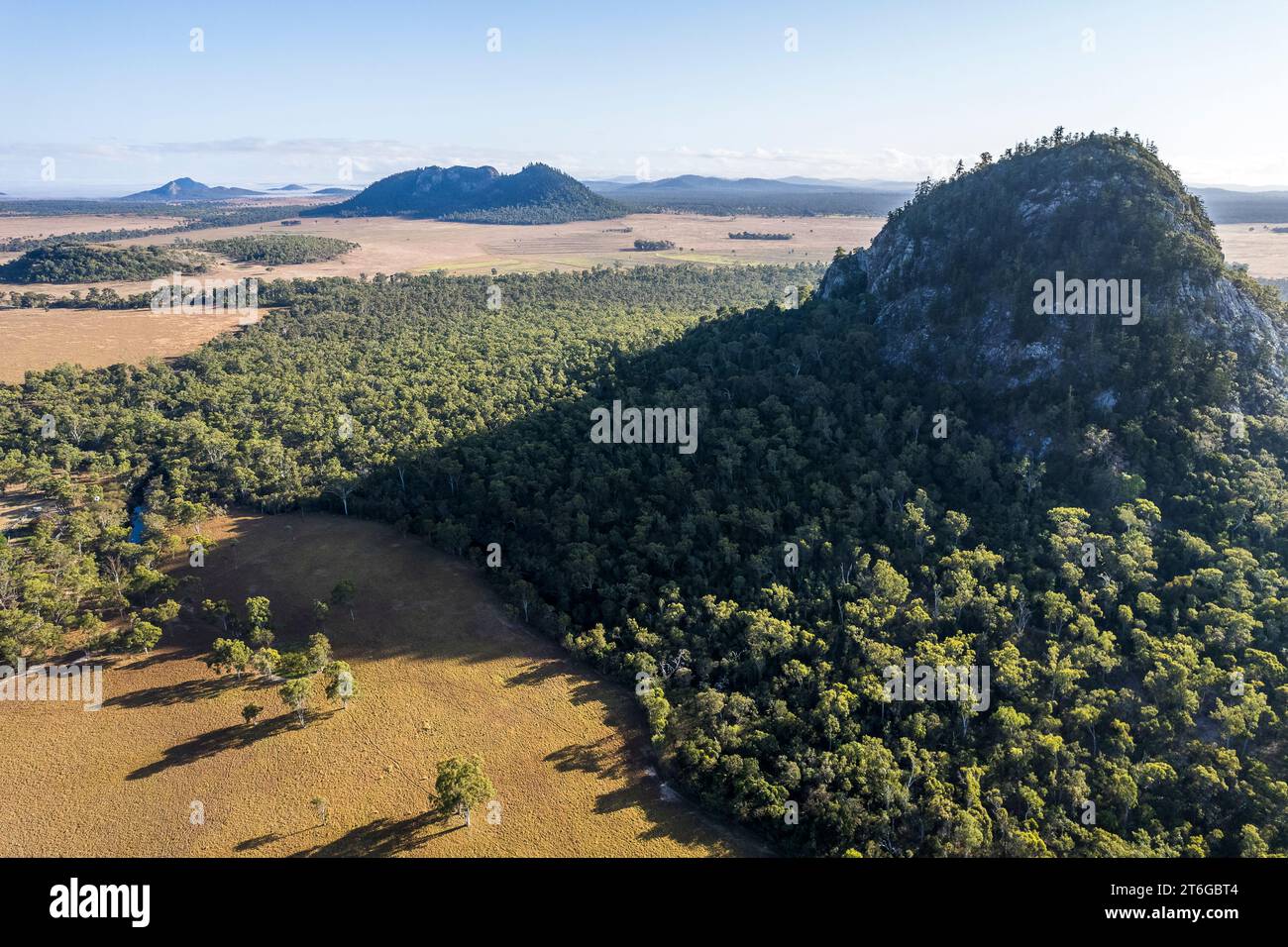 Ancient Volcano at Mount Jim Crow (Baga) National Park near Yeppoon ...