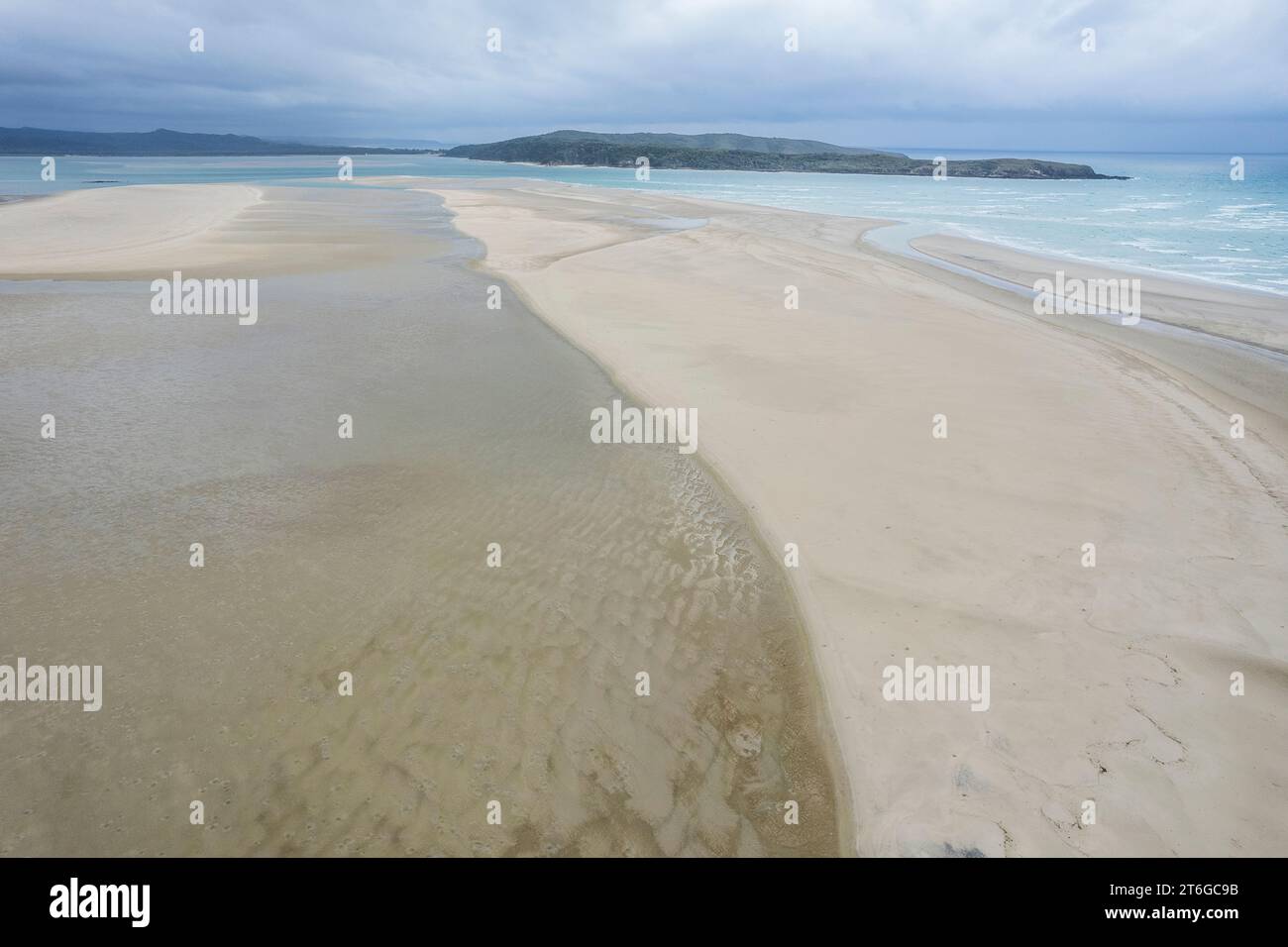 Serene Sandy Point at Byfield National Park, North of Bangalee and ...