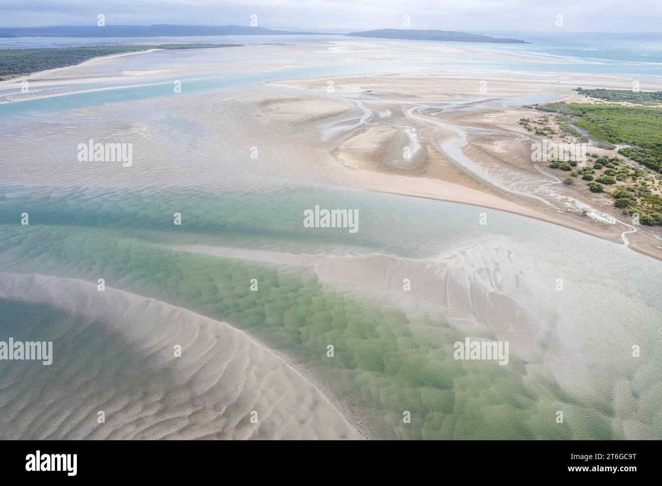 Serene Sandy Point at Byfield National Park, North of Bangalee and ...