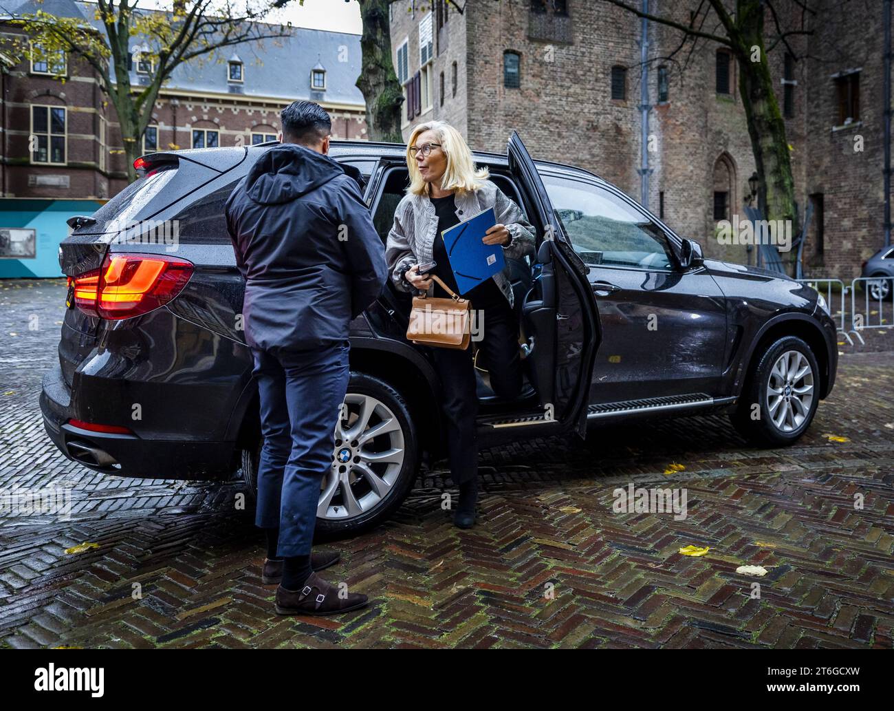 THE HAGUE - Sigrid Kaag, outgoing Minister of Finance, at the Binnenhof ...