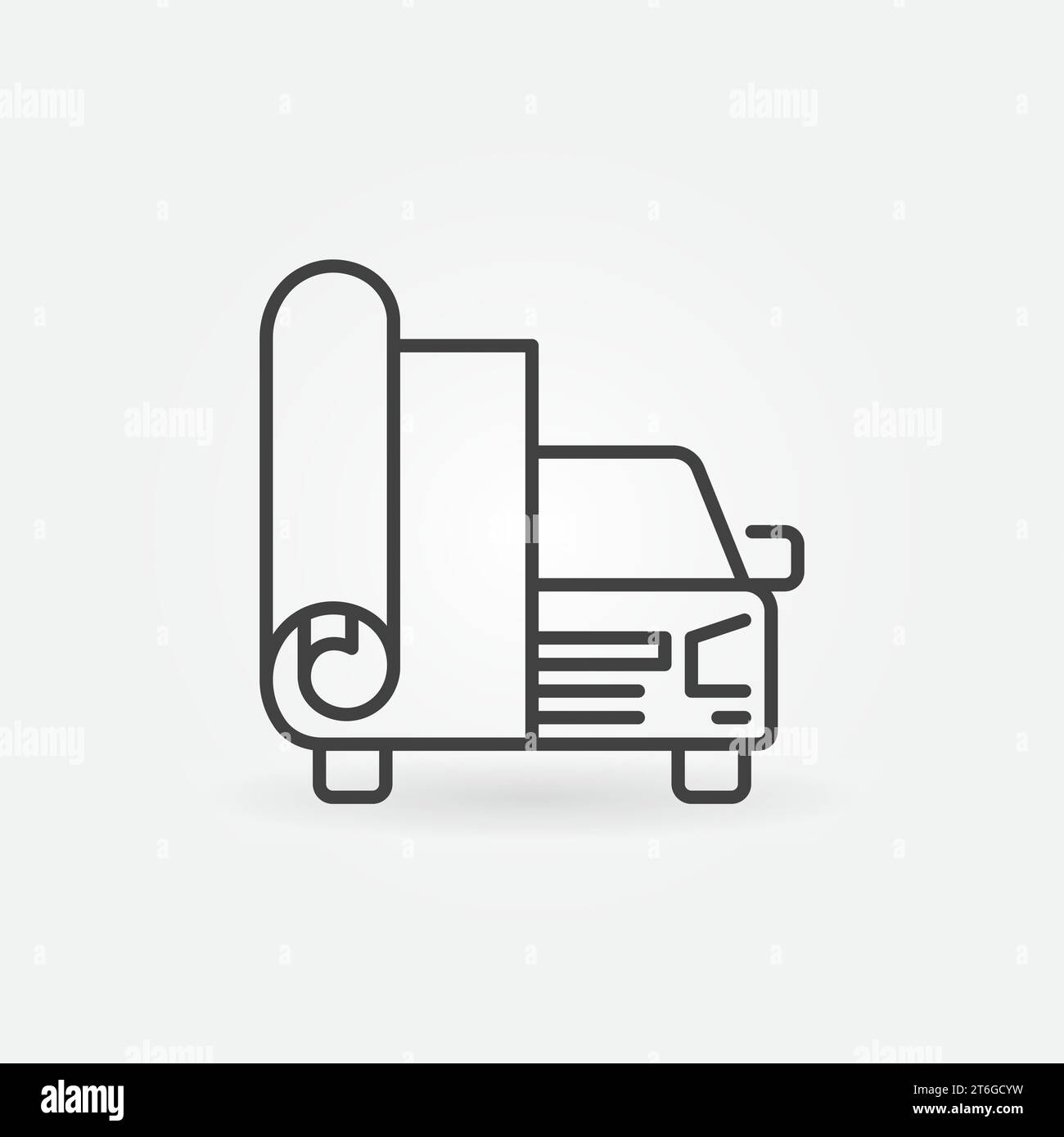 Car Vinyl Wrap vector Detailing concept icon or symbol in outline style ...