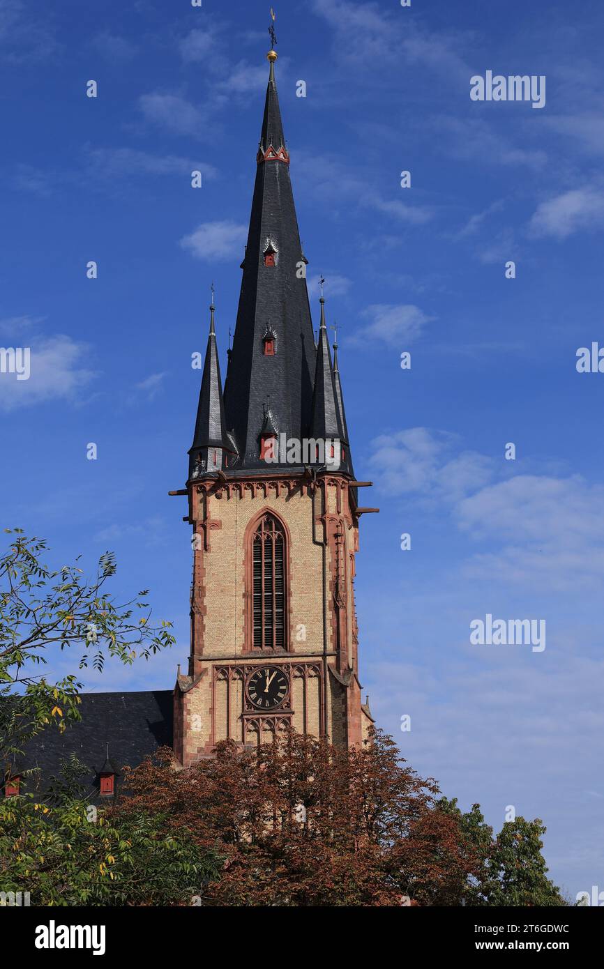 Impressionen aus dem Zentrum der Stadt Viernheim in Hessen Stock Photo ...