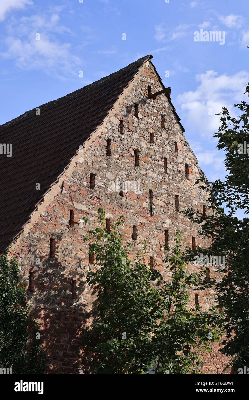 Impressionen aus dem Zentrum der Stadt Viernheim in Hessen Stock Photo ...