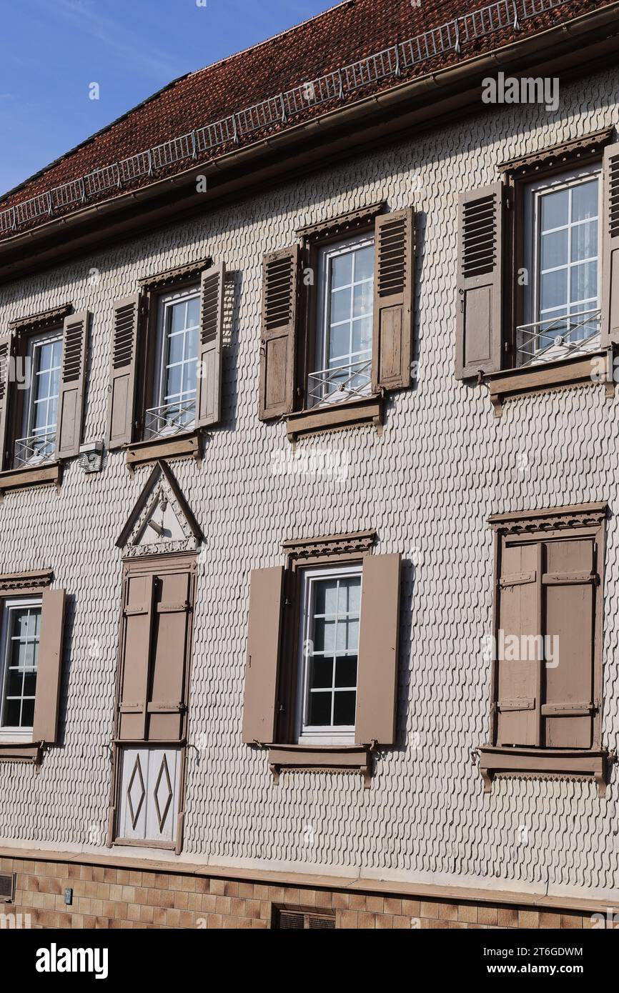 Impressionen aus dem Zentrum der Stadt Viernheim in Hessen Stock Photo ...
