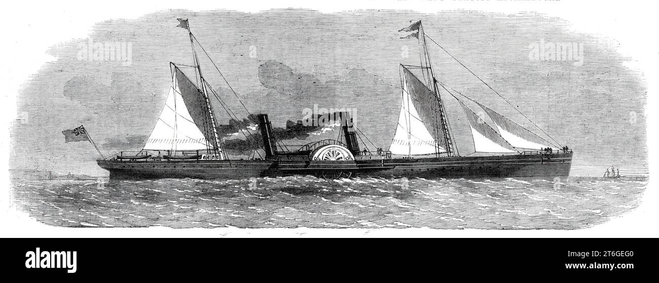 New steam-ship "Giraffe" for the Glasgow and Belfast Royal Mail line ...