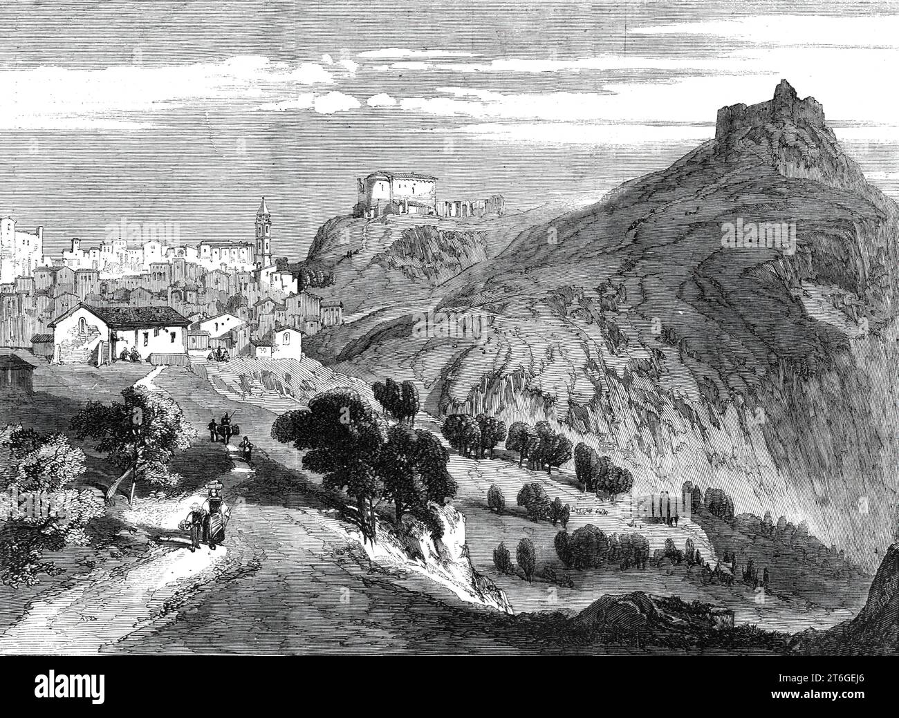 The Revolution in Sicily - Calatafimi, 1860. 'Garibaldi, in his rapid ...